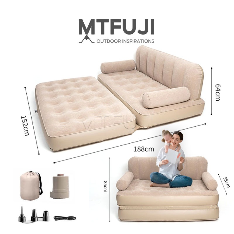 Jual Mt.Fuji 5 in 1 Sofa Otomatis Camping Tempat Tidur Tiup Sofa Ganda ...