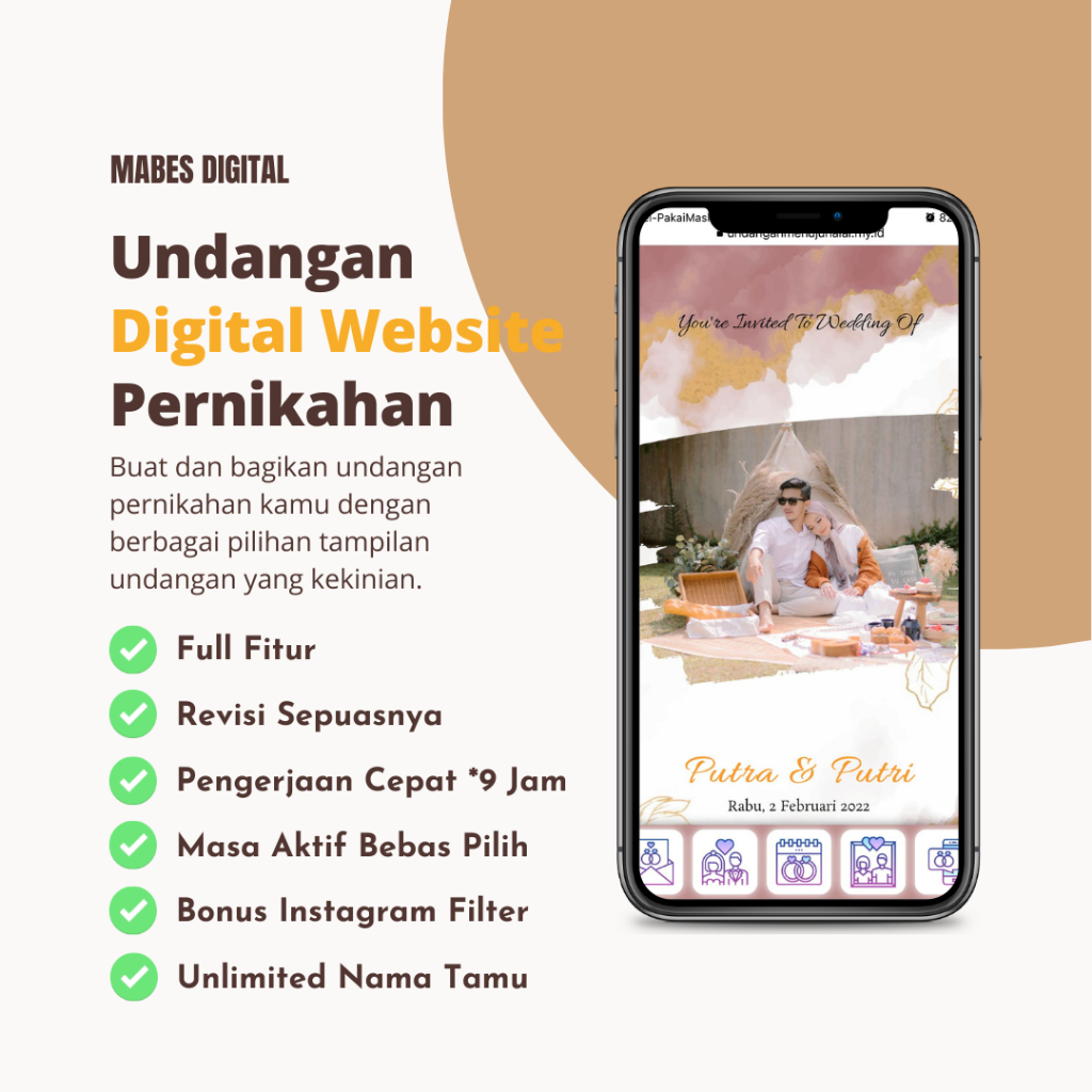 Jual Termurah ! Undangan Digital Website Pernikahan Wedding Invitation ...