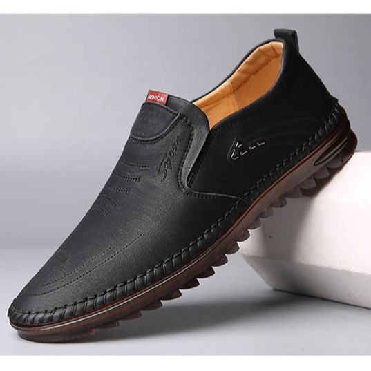 Jual Sepatu Formal Casual Kerja Kantor Pantofel Pria Slip On | Shopee ...