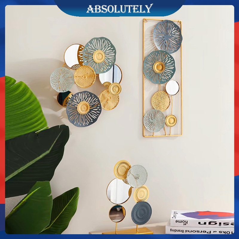 Jual Wall Decoration 3D & Table Decor/Hiasan Dinding Besi Emas/Hiasan ...