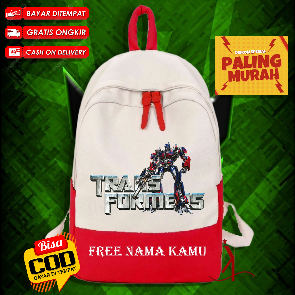 Jual TAS ANAK TRANSFORMERS/TRANSFORMERS TAS ANAK/RANSEL ANAK ...