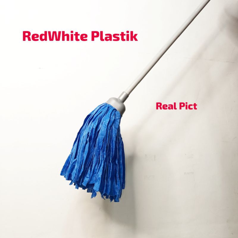 Jual Klinko Kain Pel Lantai Microfiber MOP Round 1 Set Pel Dan Refil ...