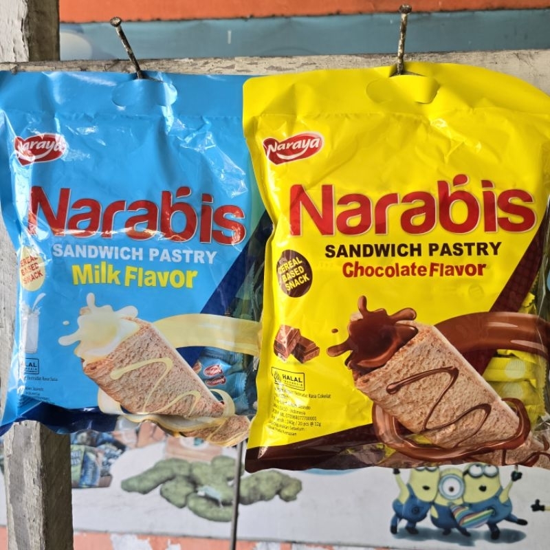 Jual NARAYA NARABIS SANDWICH PASTRY COKLAT MILK | Shopee Indonesia