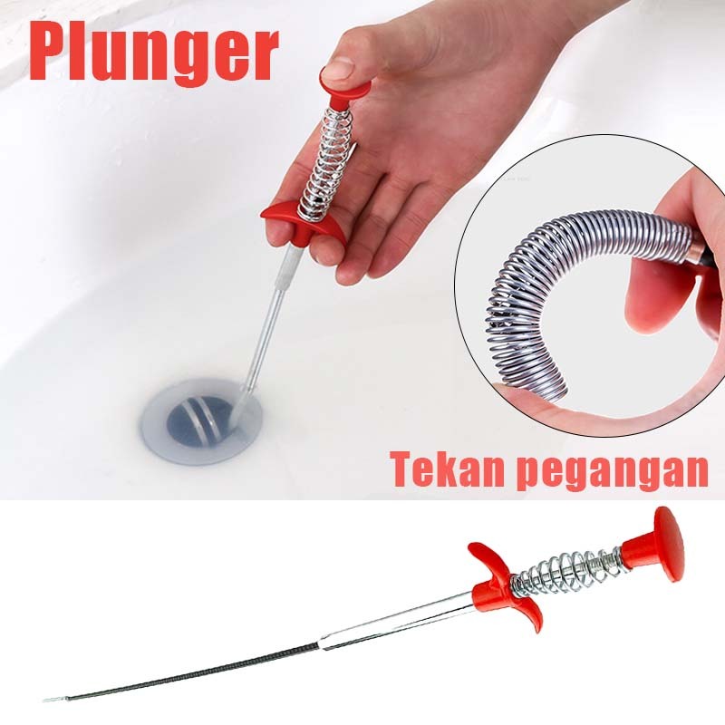 Jual Kawat Pembersih Saluran Air Pipa Wastafel Serbaguna Kawat Penjepit Kotoran Ukuran 300cm ...