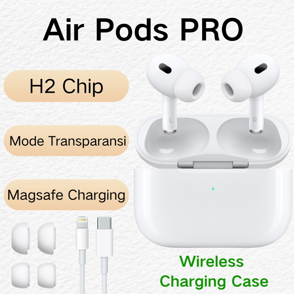 Jual [Original] Air Pods Pro/Gen 2(2nd generation)Wireless Bluetooth ...