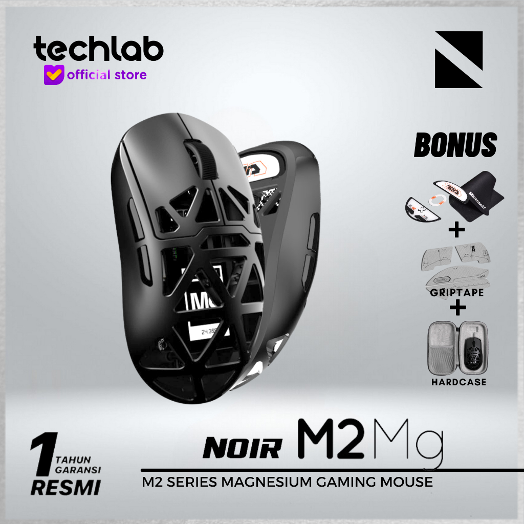 Jual Noir M2 Mg Magnesium 8K Wireless Lightweight Gaming Mouse PAW 3395 ...