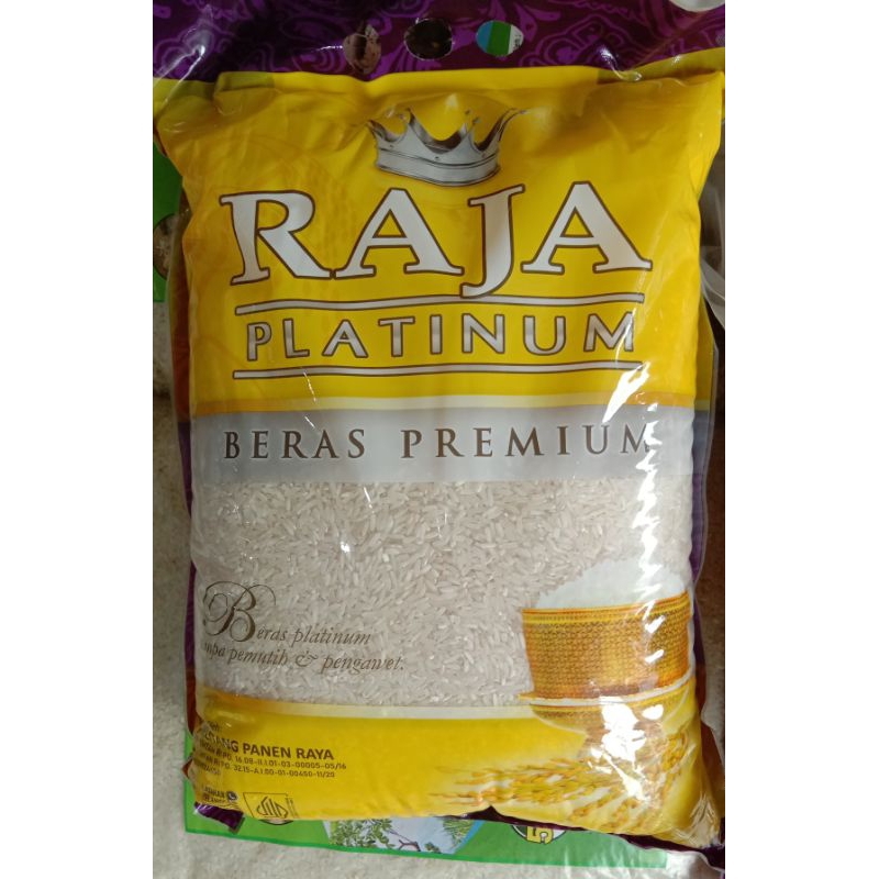 Jual Beras Raja platinum 5kg | Shopee Indonesia