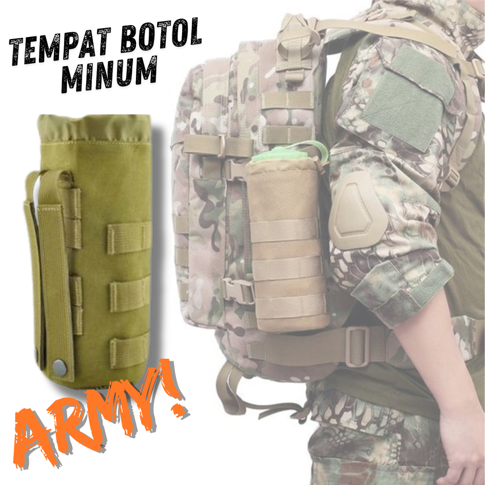 Jual The Kanyut Kunang Sarung Tempat botol minum tactical Molle Army ...