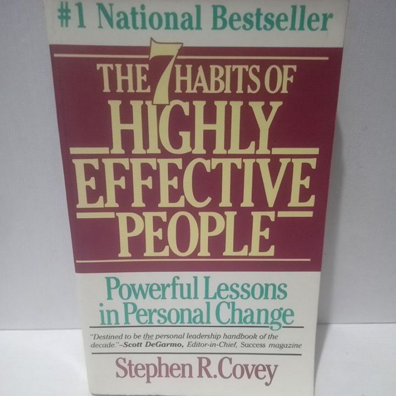 Jual Buku Original THE 7 HABITS OF HIGHLY EFFECTIVE PEOPLE by Stephen R. Covey | Shopee Indonesia