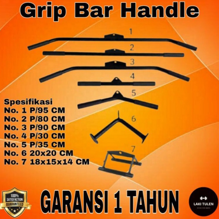 Jual New Product Lat Bar Hand Grip Untuk Variasi Pull Down | Shopee ...
