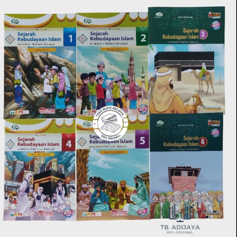 Jual SKI Sejarah Kebudayaan Islam SD MI Kelas 1 2 3 4 5 6 Kurikulum Merdeka / 2013 HOTS Aqila ...