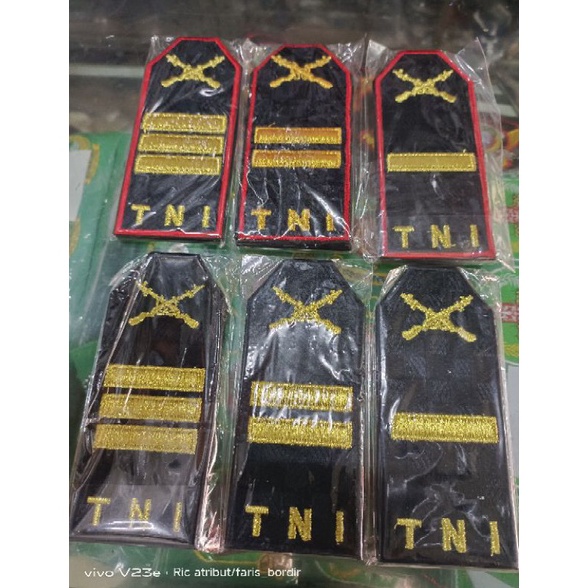 Jual KODE V53F pangkat pdh pdu tni opolet pdu tni infantri | Shopee ...