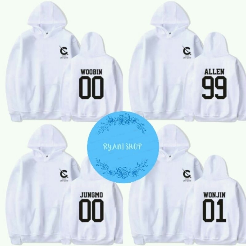 Jual HOODIE CRAVITY CRVT LUVITY WONJIN LOGO JUNGMO ALLEN SERIM WOOBIN ...