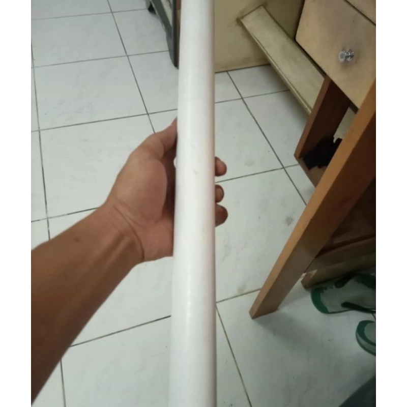 Jual AS TEPLON Dia 20MM X PANJANG 100CM PTFE ROUND BAR MATERIAL TEFLON ...