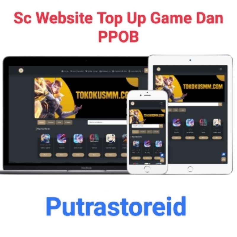 Jual SOURCE CODE WEBSITE TOP UP GAME DAN PPOB OTOMATIS | Shopee Indonesia