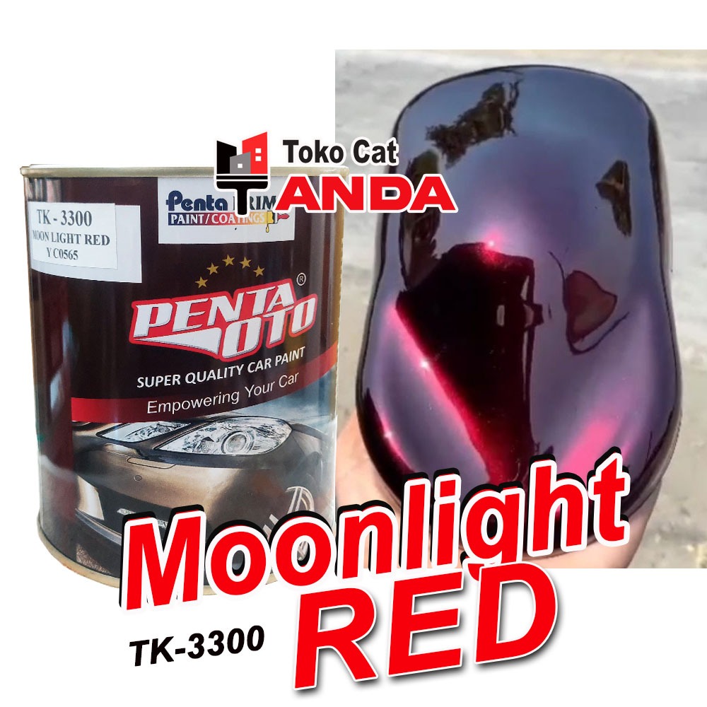 Jual Cat Moonlight Red Penta oto PU - Monlet red PU TK3300 | Shopee ...