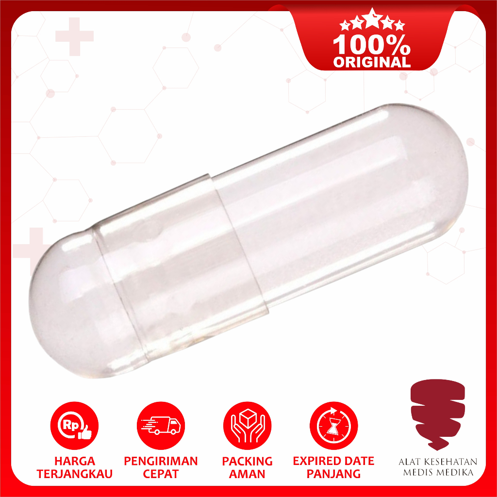 Jual Cangkang Kapsul Kosong No 0 Isi 1000 Pcs Kulit Kapsul Obat Natural Bening | Shopee Indonesia