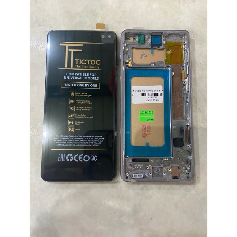 Jual LCD TOUCHSCREEN SAMSUNG GALAXY S10 PLUS / G9750 COMPLETE FULLSET ...