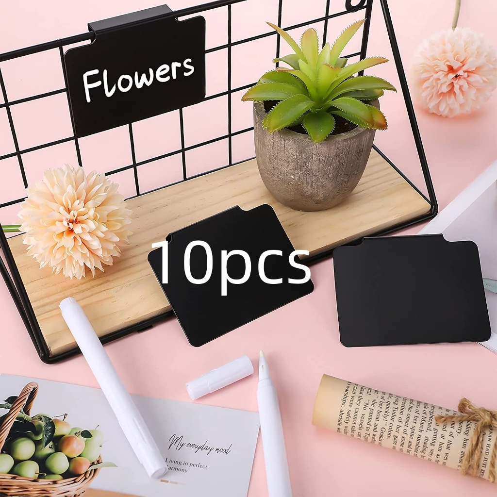 Jual 10 pcs klip Label untuk penyimpanan kartu Tag klip berdiri ...