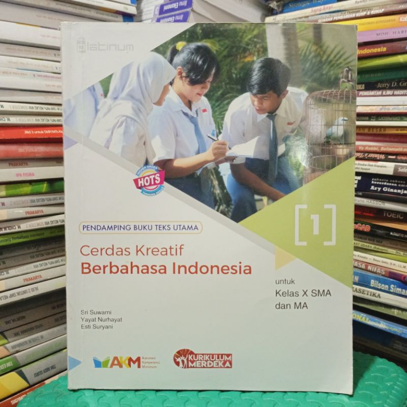 Jual Buku Cerdas Kreatif Ber Bahasa Indonesia Kelas 10 X 1 I SMA MA Penerbit Platinum Tiga ...
