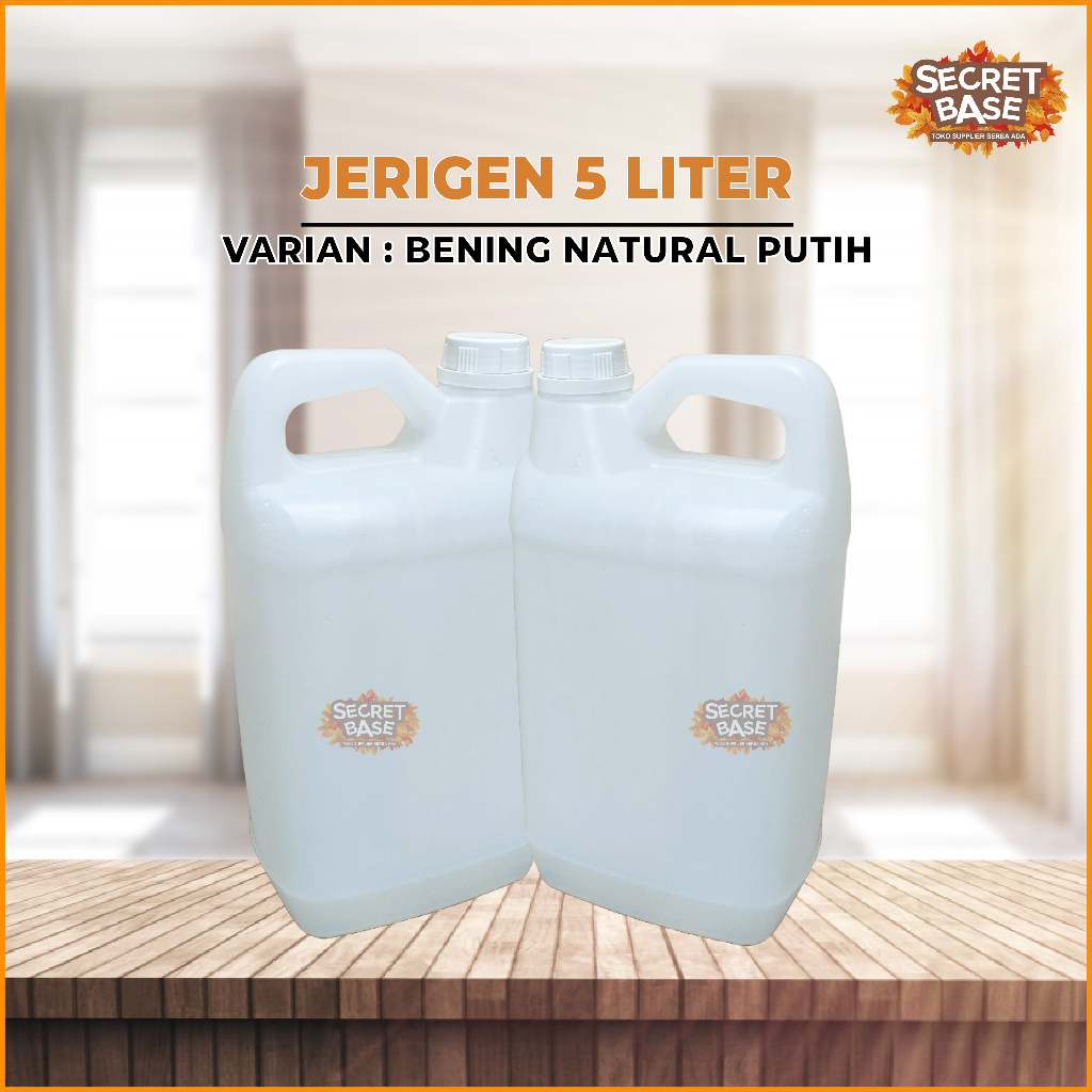 Jual JERIGEN 5 LITER - Kondisi Baru Food Grade / Botol 5L / HDPE ...