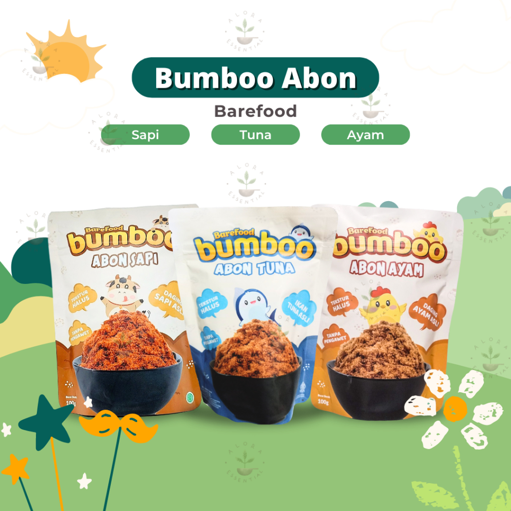 Jual BUMBOO Abon Asli MPASI Si Kecil Kaldu Ayam Sapi Jamur - Sumber ...