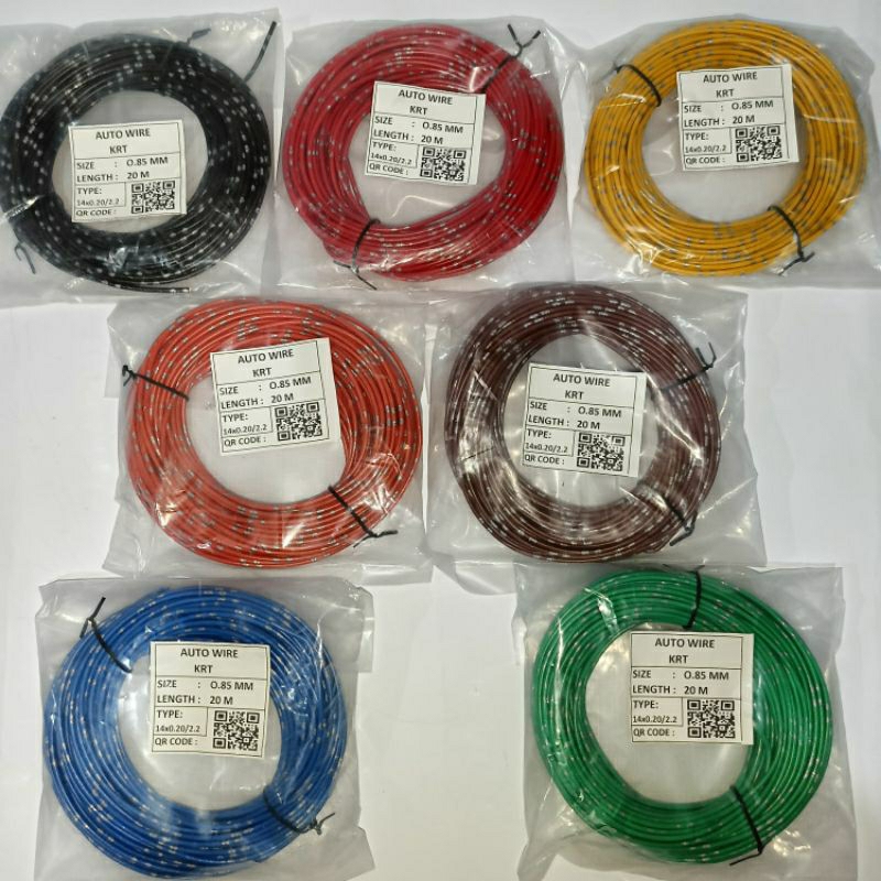 Jual Kabel Tunggal 0.85MM panjang 20M Kabel bintik Kawat Otomatis ...
