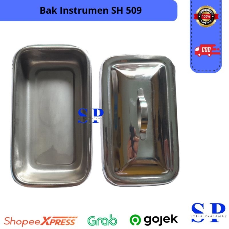 Jual Bak Instrumen SH 509 Tray Stainless Steel Bak Instrument Stainless ...