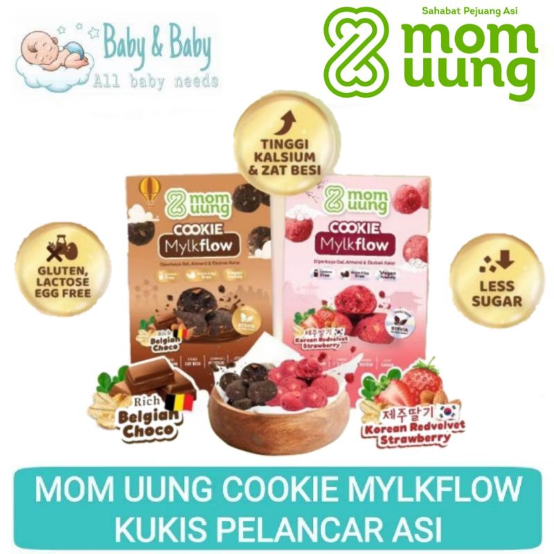 Jual MOM UUNG New Formula Cookie Mylkflow 150gr - Kukis Pelancar ASI - Kukis Ibu Menyusui ...