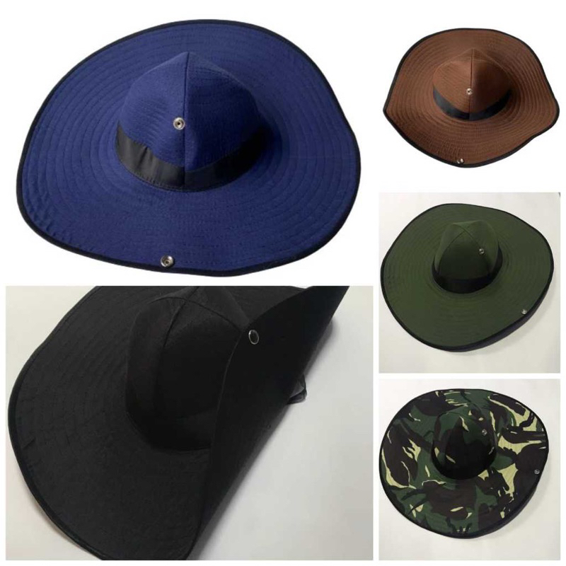Jual topi mexico lebar topi petani topi kebun topi lapangan | Shopee ...