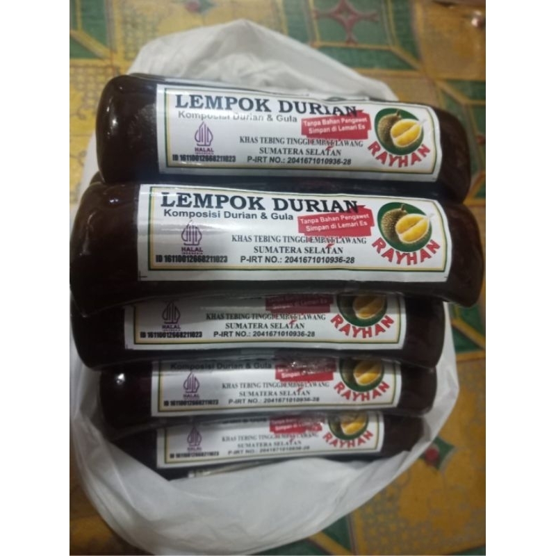 Jual LEMPOK DURIAN DODOL DURIAN KHAS PALEMBANG | Shopee Indonesia