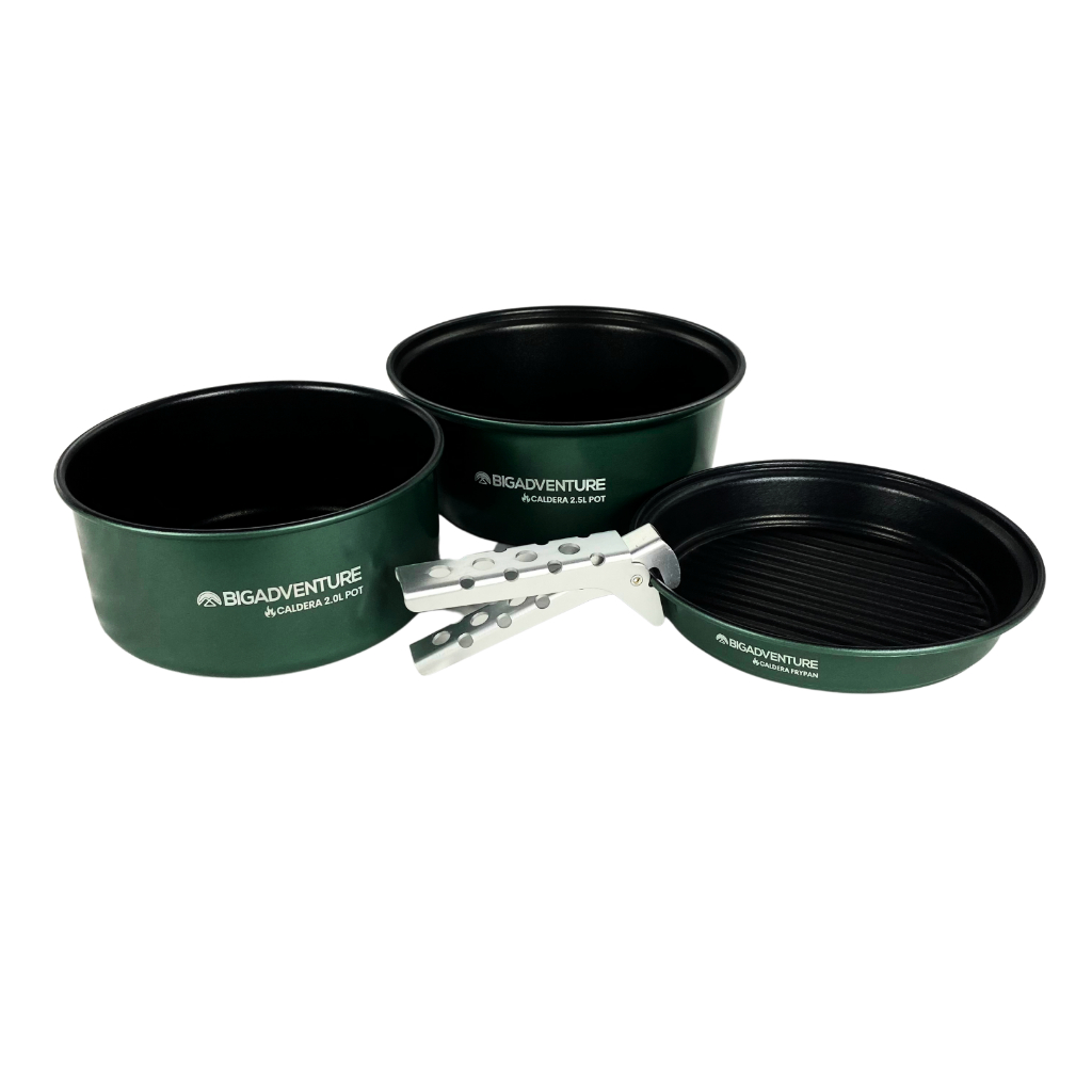 Jual Bigadventure Caldera - Cooking Set Camping Anti Lengket | Shopee ...