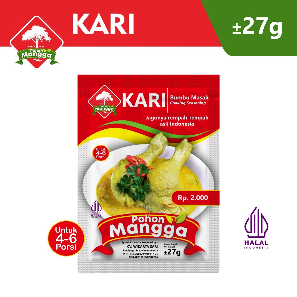 Jual Bumbu Masak Kari - Cap Pohon Mangga | Shopee Indonesia