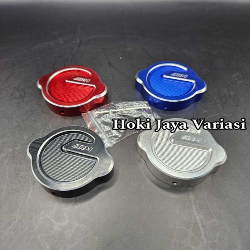Jual ARM RACING RADIATOR CAP FULL CNC HONDA YAMAHA UNIVERSAL | Shopee ...