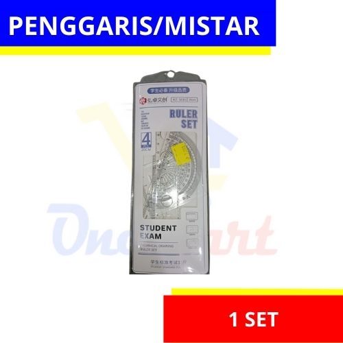 Jual Penggaris 1 Set Lengkap Lets Go Home | Shopee Indonesia