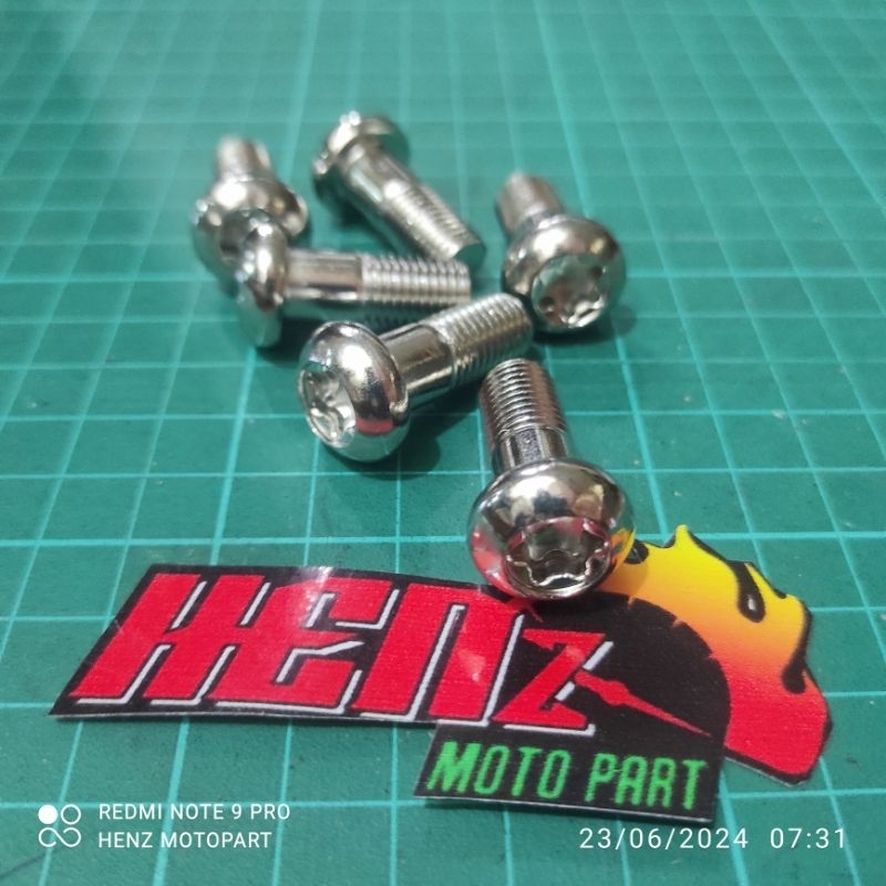 Jual baut kaliper cakram depan yamaha nmax n max aerox r15 mt15 lexi mio fino xride | Shopee ...