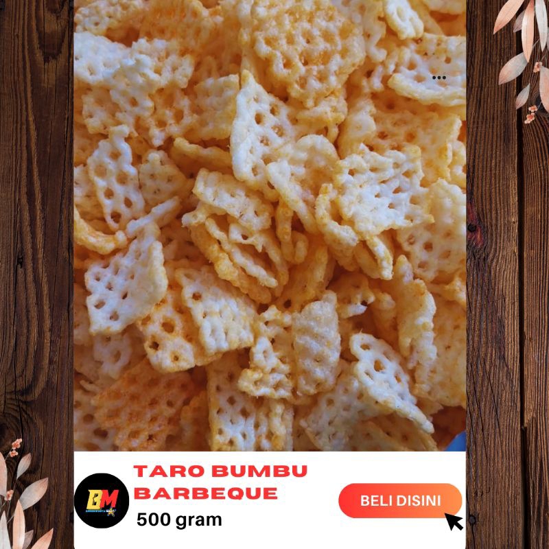 Jual Kerupuk Taro Rasa Barbeque Kerupuk Taro Gurih Renyah 500 Gram ...