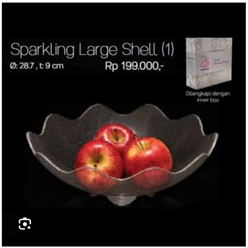 Jual large shell sparkling tupperware original | Shopee Indonesia