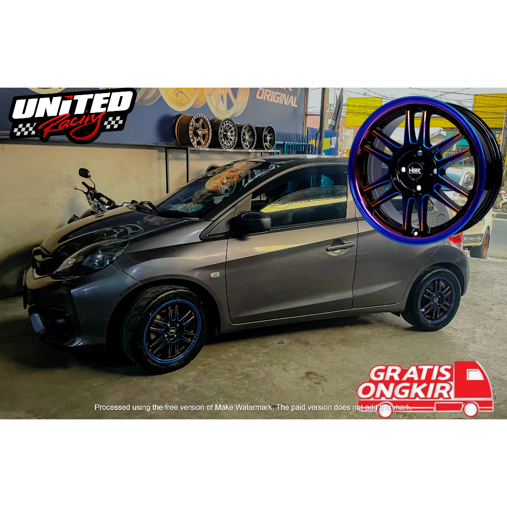 Jual VELG MOBIL PELANGI RING 15 PCD 4X100 MOBIL BRIO AGYA CALYA R15 PELEK SPORTY LOOK RAINBOW ...
