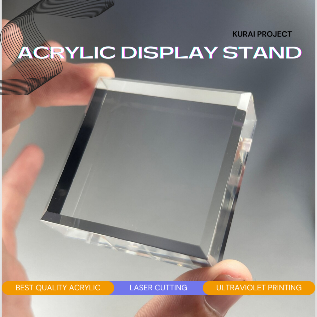 Jual Acrylic Display Stand / Akrlik Stand Display dengan beveled ...