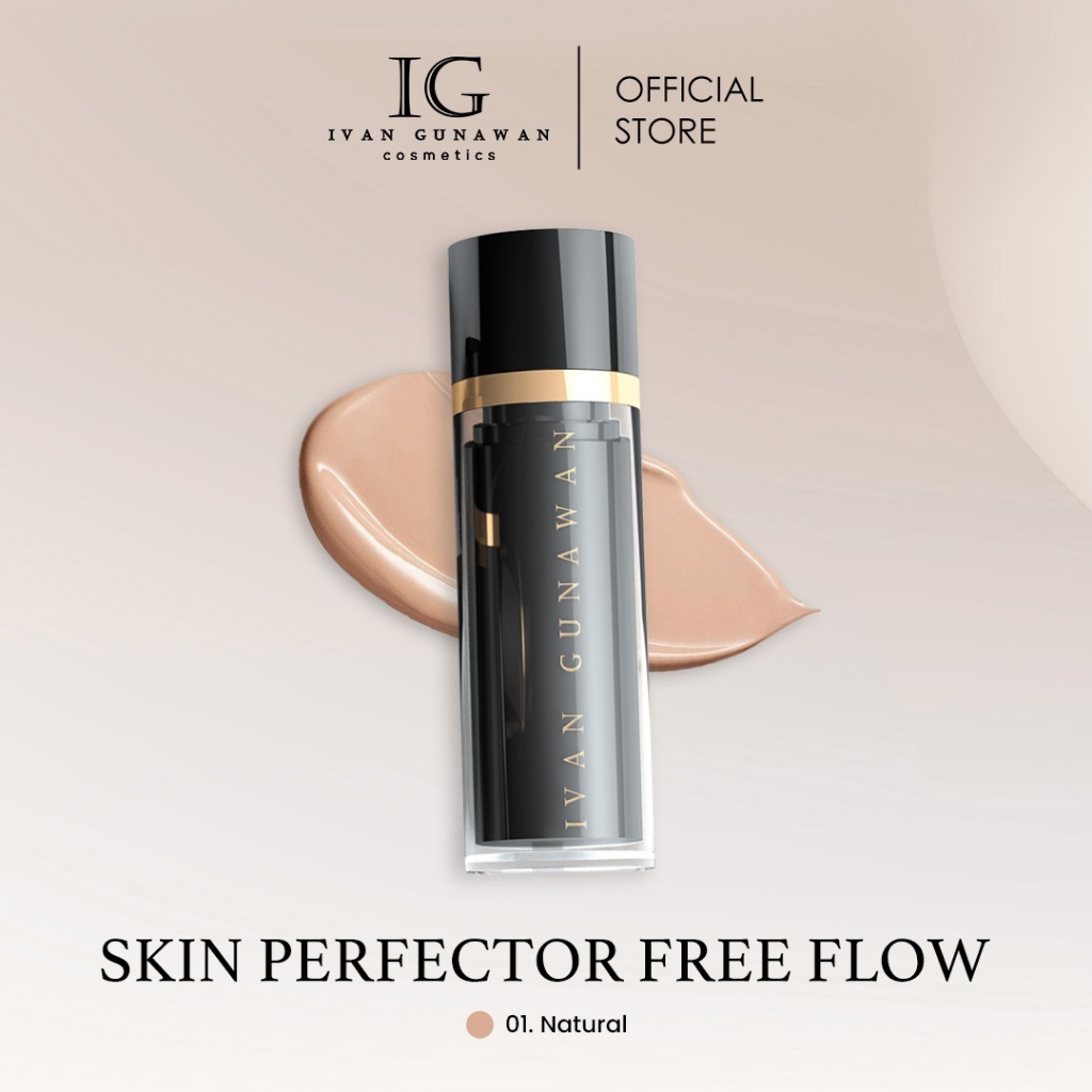 Jual Ivan Gunawan Cosmetics Skin Perfector Free Flow Foundation Cair 30gr | Halal Dengan Formula ...