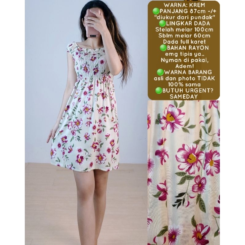 Jual Mini dress wanita Dress mini harian Dress cantik Dress santai ...