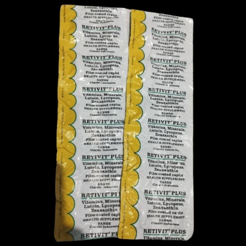 Jual Retivit plus strip 10 kaplet | Shopee Indonesia