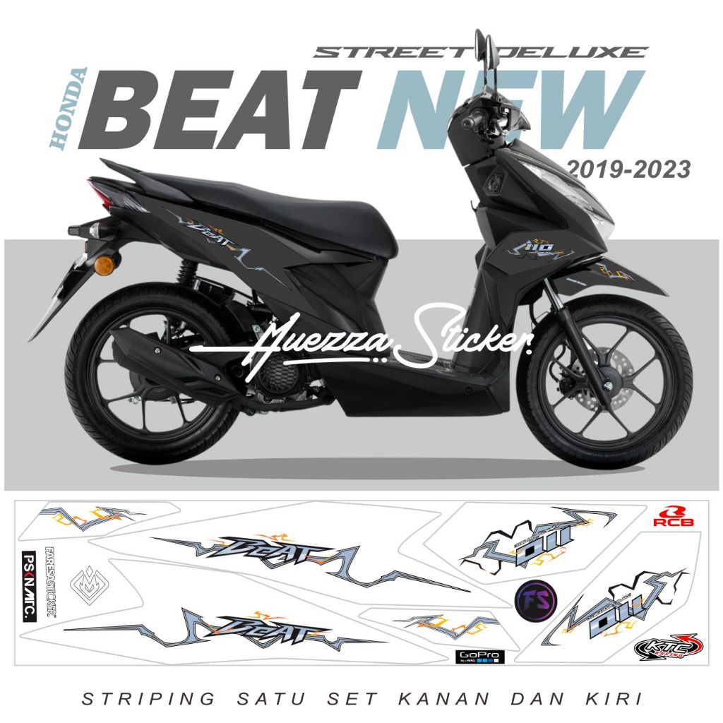 Jual K21 Variasi Striping HONDA BEAT NEW TRANSPARAN UV | DELUXE, STREET ...