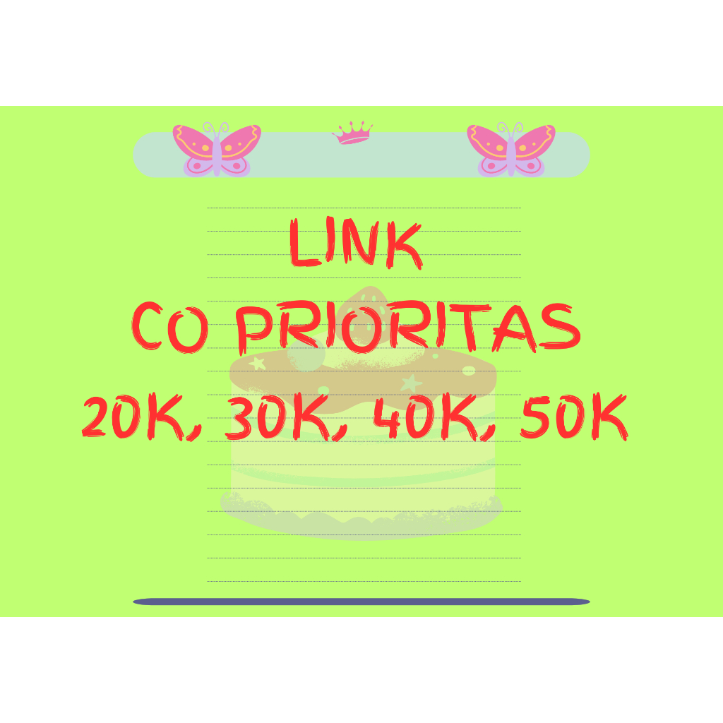 Jual LINK CO PRIORITAS 10K, 20K, 30K, 40K, 50K, 55K + ADMIN | Shopee Indonesia