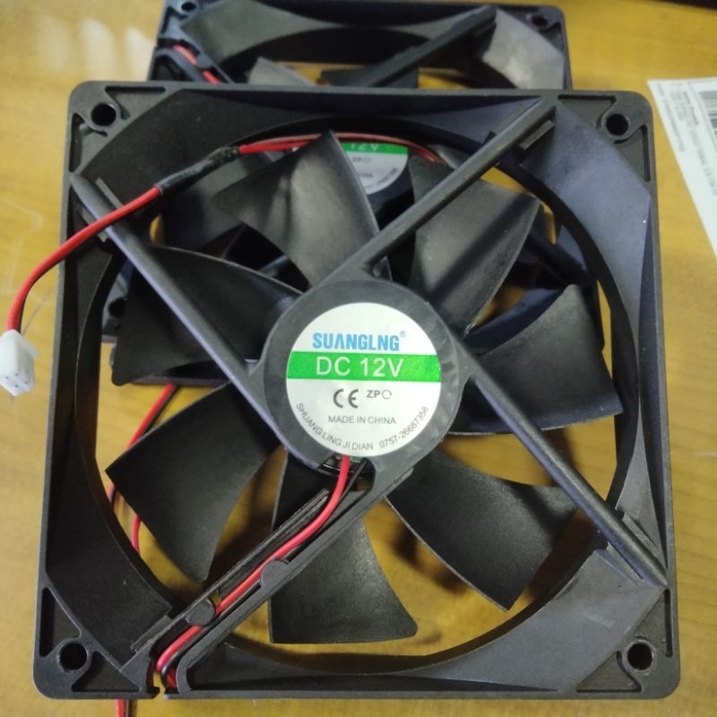 Jual FAN DC 12 VOLT 12 CM KIPAS 12 VOLT 12 CM HEATSINK 12X12 CM ...