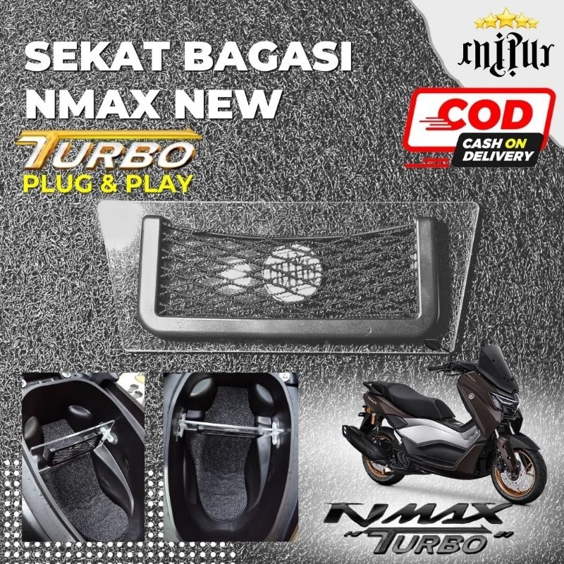Jual Sekat Bagasi Nmax TURBO - Luggage / Pemisah Bagasi Nmax TURBO 2024 ...