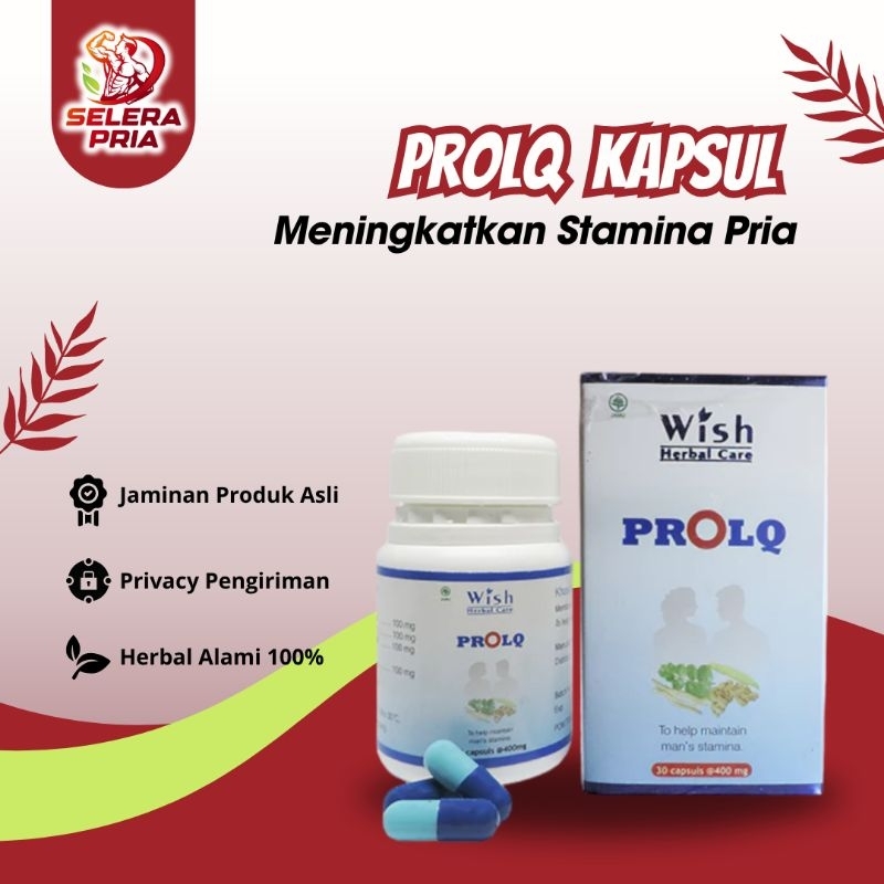 Jual Prolq Kapsul Original Dokter Boyke Suplemen Penunjang Performa ...