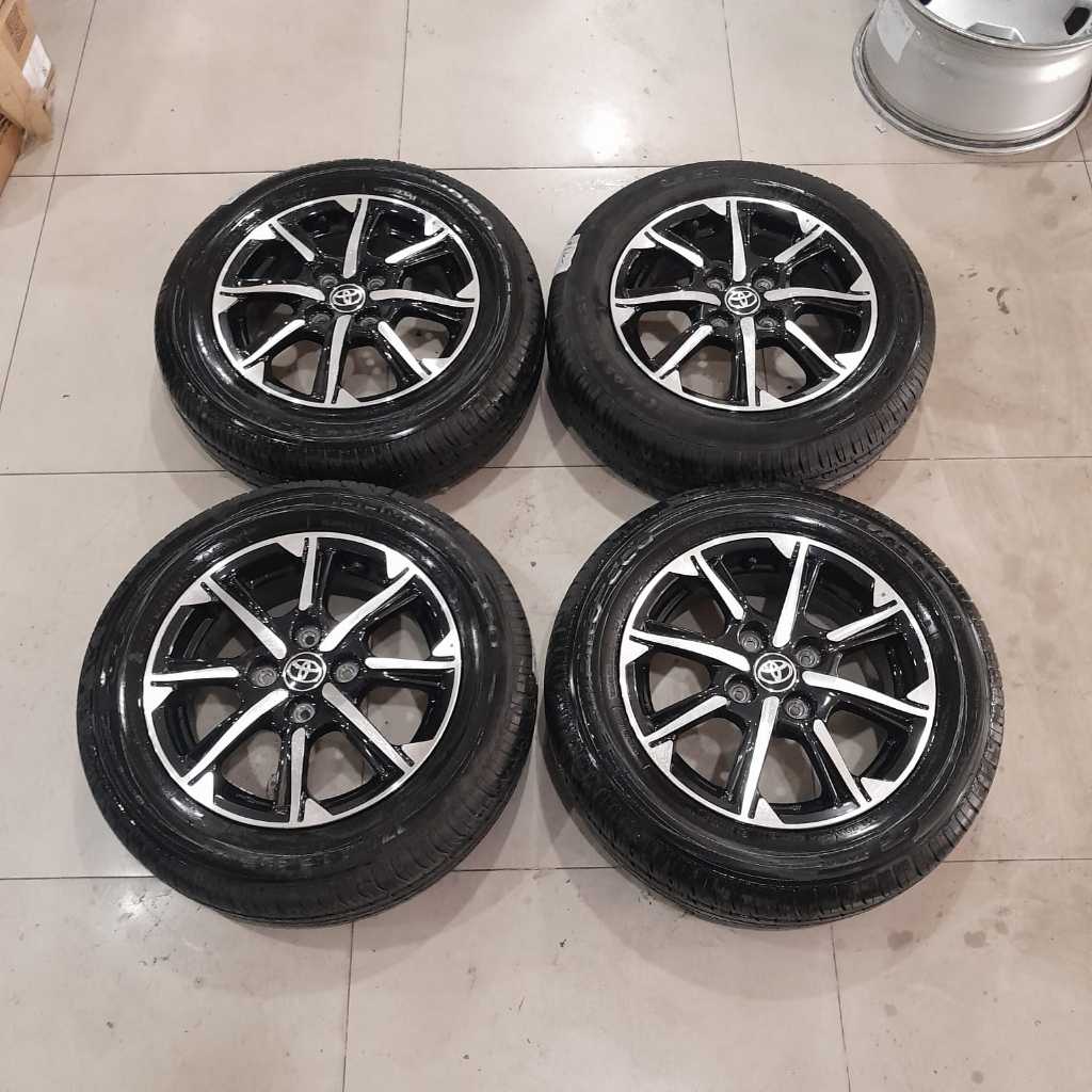 Jual velg bekas mobil ori sigra trd ring 14 pcd 4x100 plus ban 175/65 r14 | Shopee Indonesia