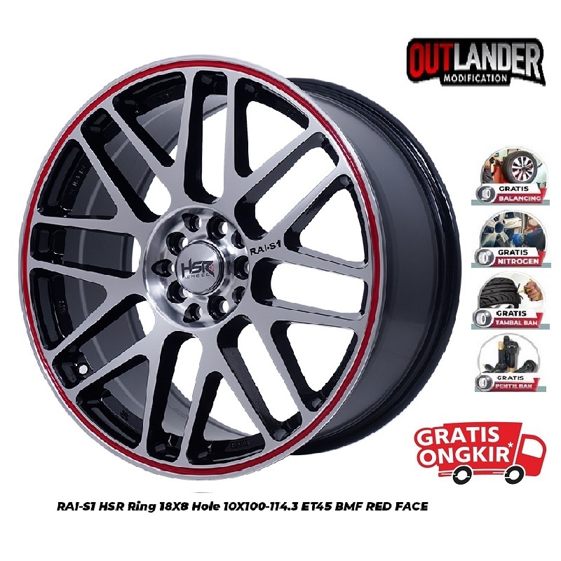 Jual Velg Racing Ring 18 New Veloz Xenia Altis Sienta Juke Xpander Rush ...